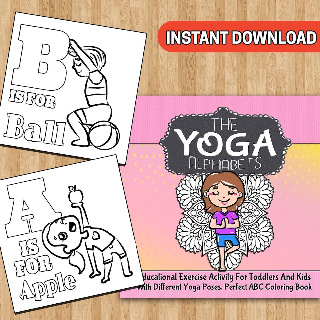 BEST VALUE 26 the Yoga Alphabets! - Instant Download Educational ...