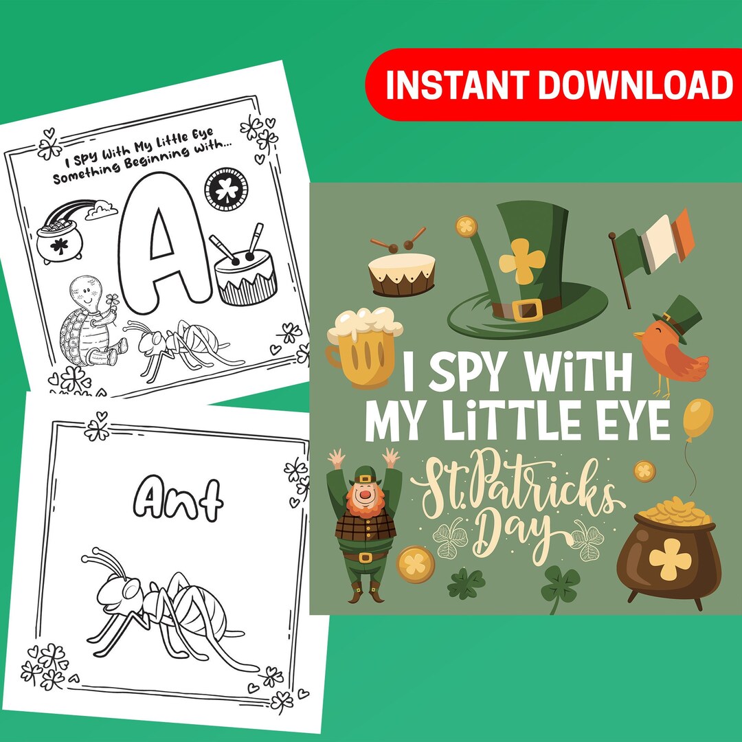 BEST VALUE I Spy With My Little Eye St. Patrick's Day - Instant ...