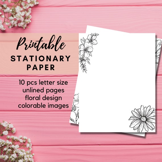 Printable Stationery Design