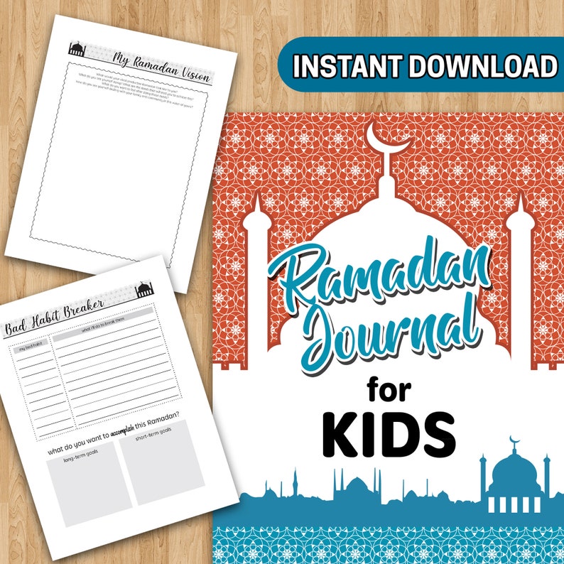 BEST VALUE Ramadan Journal Printable Planner for Kids 2020 - Etsy