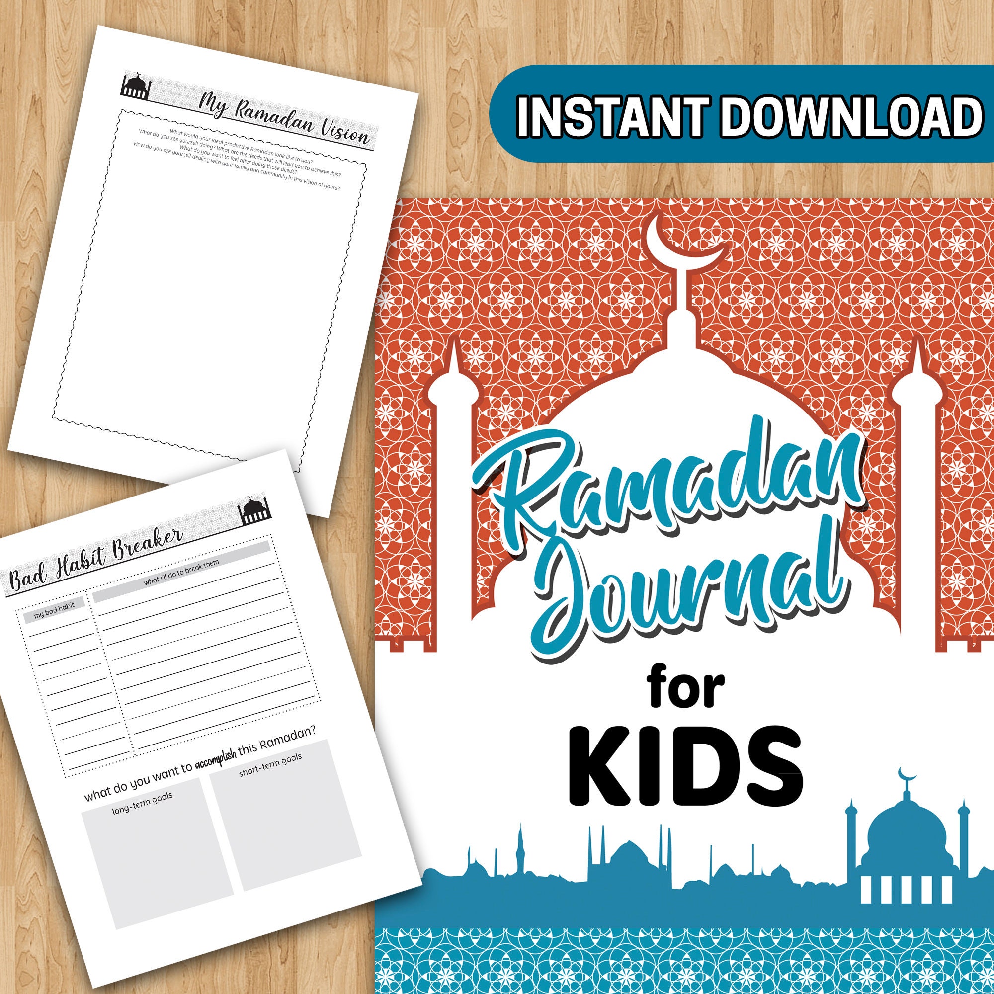 BEST VALUE Ramadan Journal Printable Planner for Kids 2020 - Etsy