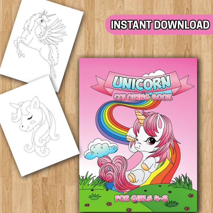 BEST VALUE 30 Unicorn Coloring Pages for Girls: A Fun and Relaxing ...