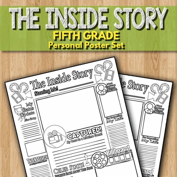 The Inside Story Printable Personal Poster Set Worksheet for - Etsy