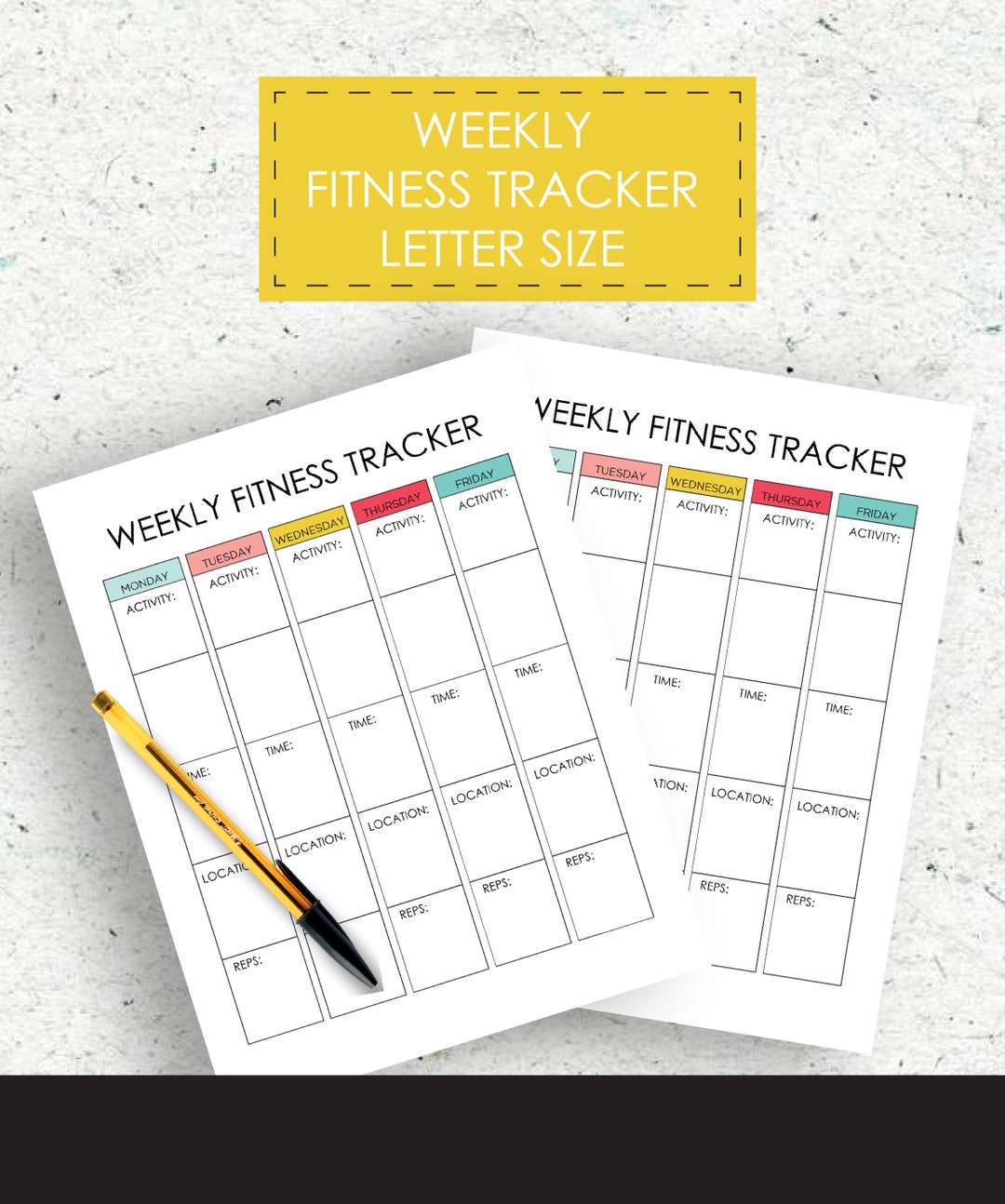 Weekly Fitness Tracker - Workout Tracker, Nutrition Tracker, Health ...
