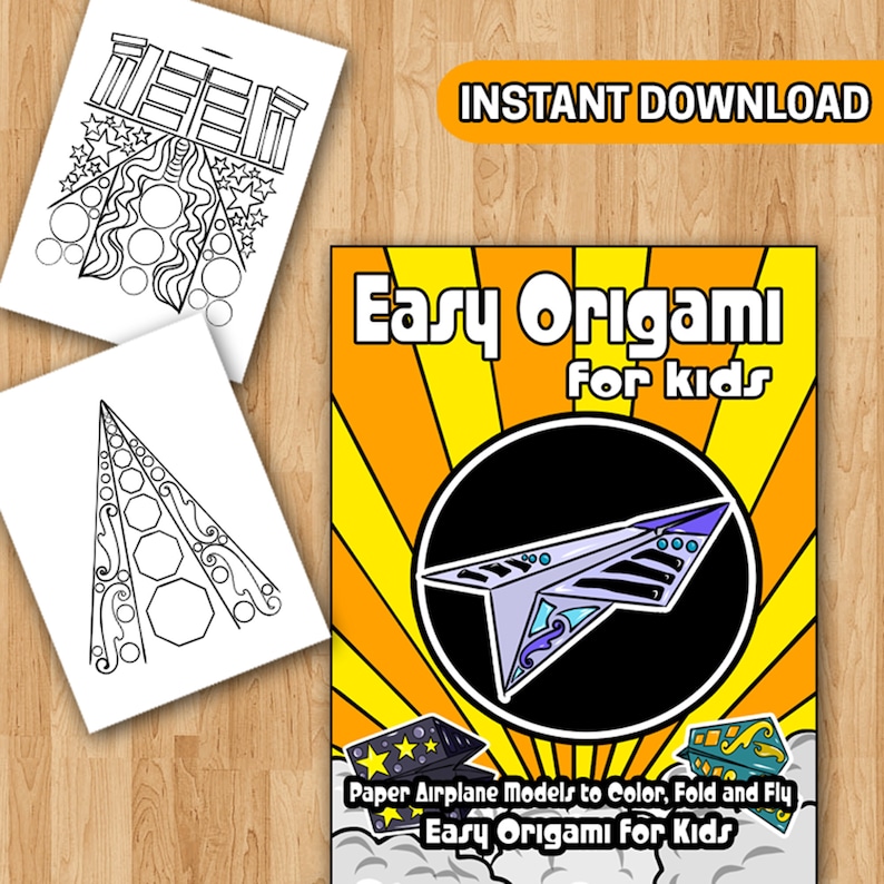 BEST VALUE Easy Origami for Kids Activity Book – 10 Printable Origami ...