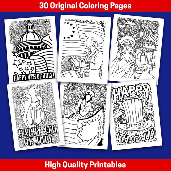 Feliz 4 De Julio Para Colorear Dibujo De 4 De Julio Para Colorear