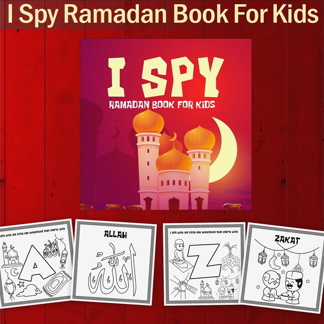 BEST VALUE I Spy Ramadan Book for Kids - Instant Download Fun ABC ...