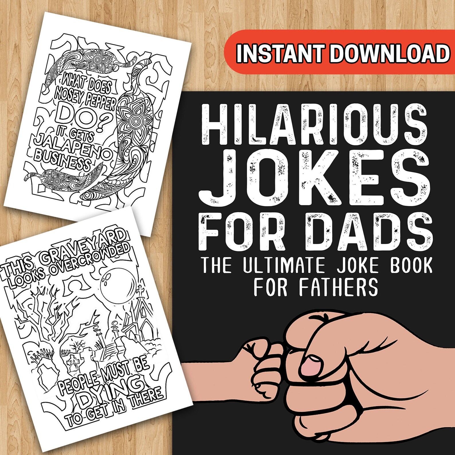 BEST VALUE Hilarious Jokes for Dads - Instant Download - the Ultimate ...