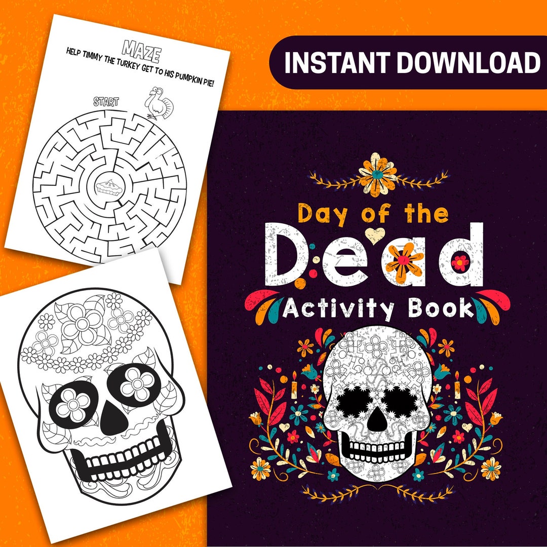 MEILLEUR VALEUR 30 pages dactivités du Jour des Morts Livre dactivités ...