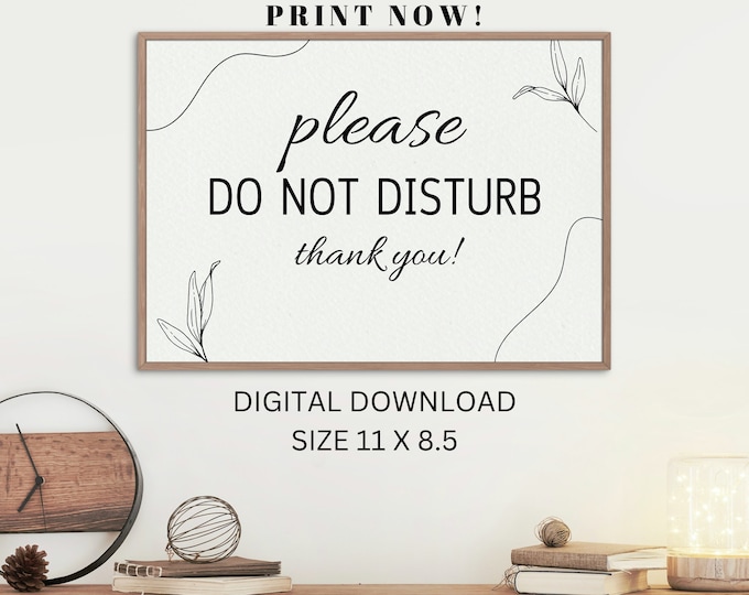 Phone Call in Progress, Do Not Disturb Generic Silver, Room Door Sign ...