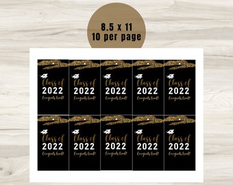 Graduation Tag, Congrats, Printable - Etsy
