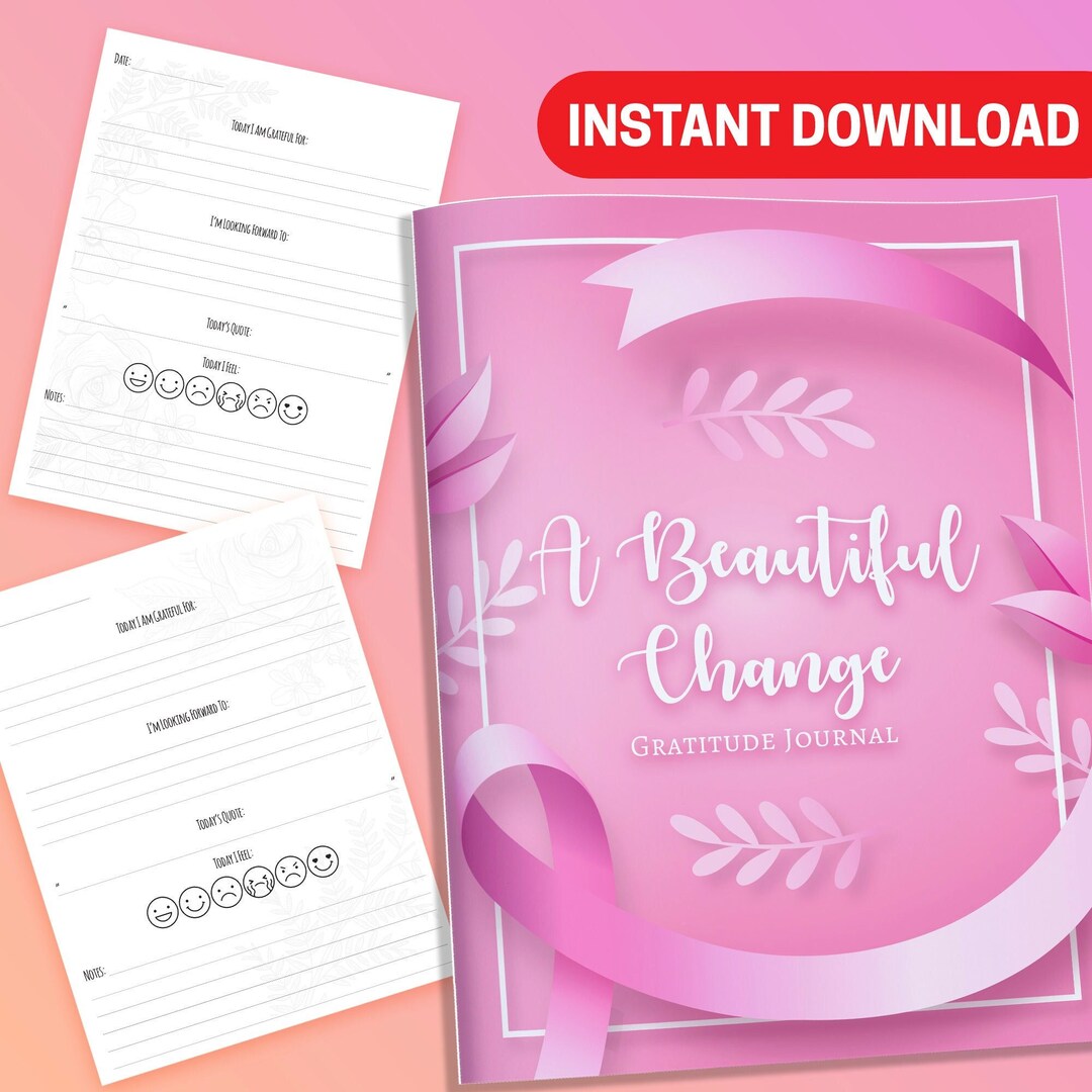 BEST VALUE A Beautiful Change Gratitude Journal - Instant Download ...
