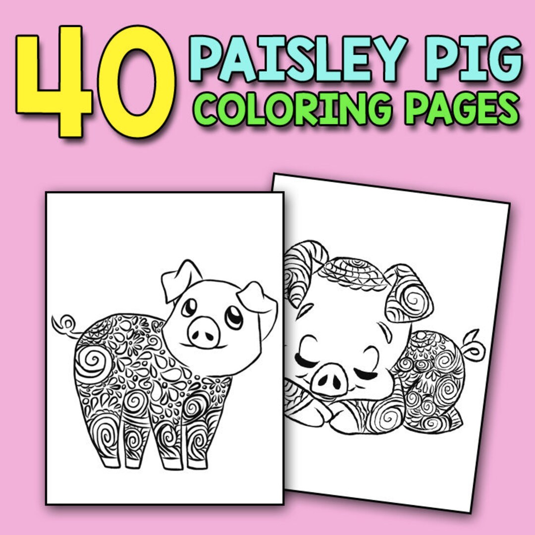 I Just Really Like Pigs Ok Coloring Book: Pig Coloring Book for Adults ...