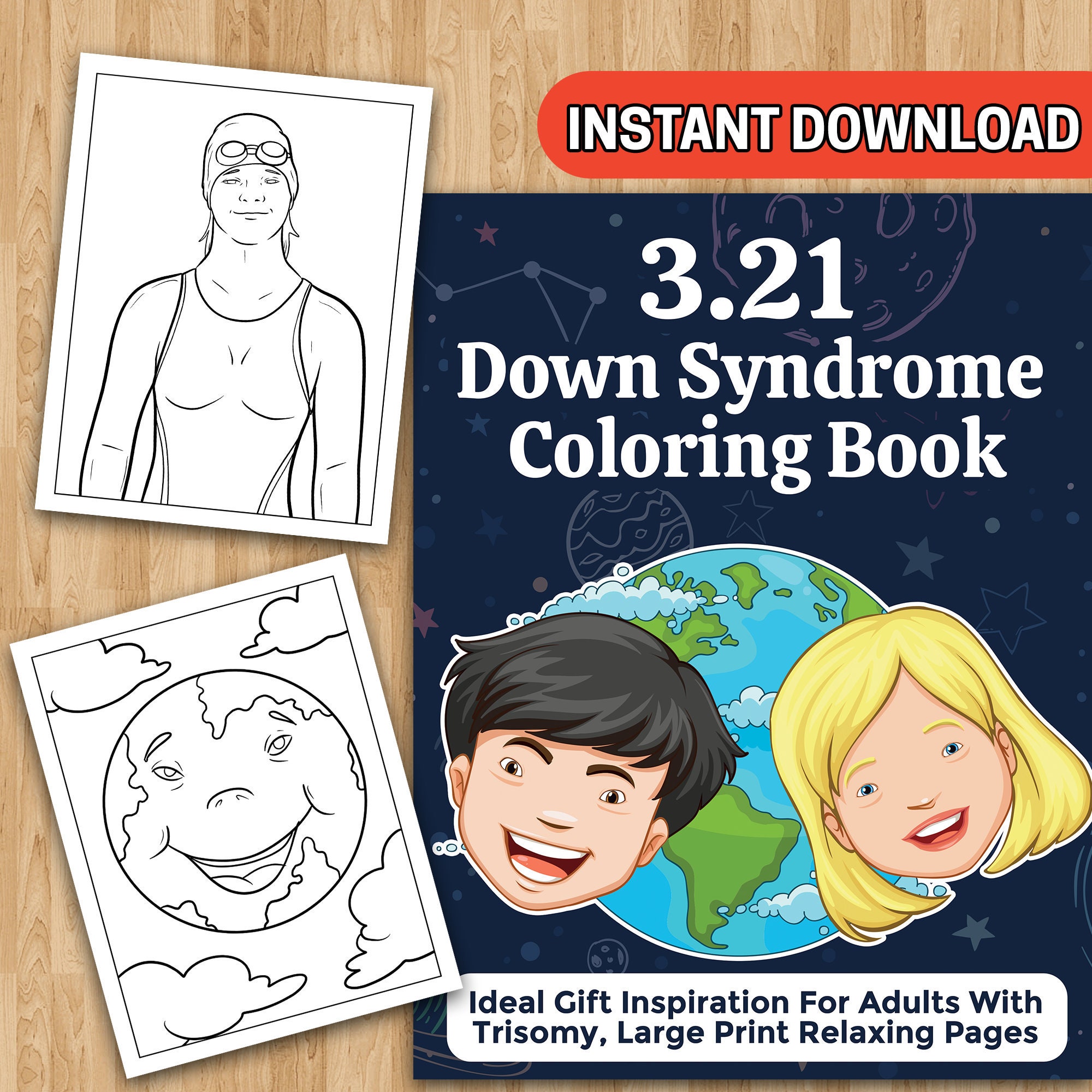 Down Syndrome Coloring Pages