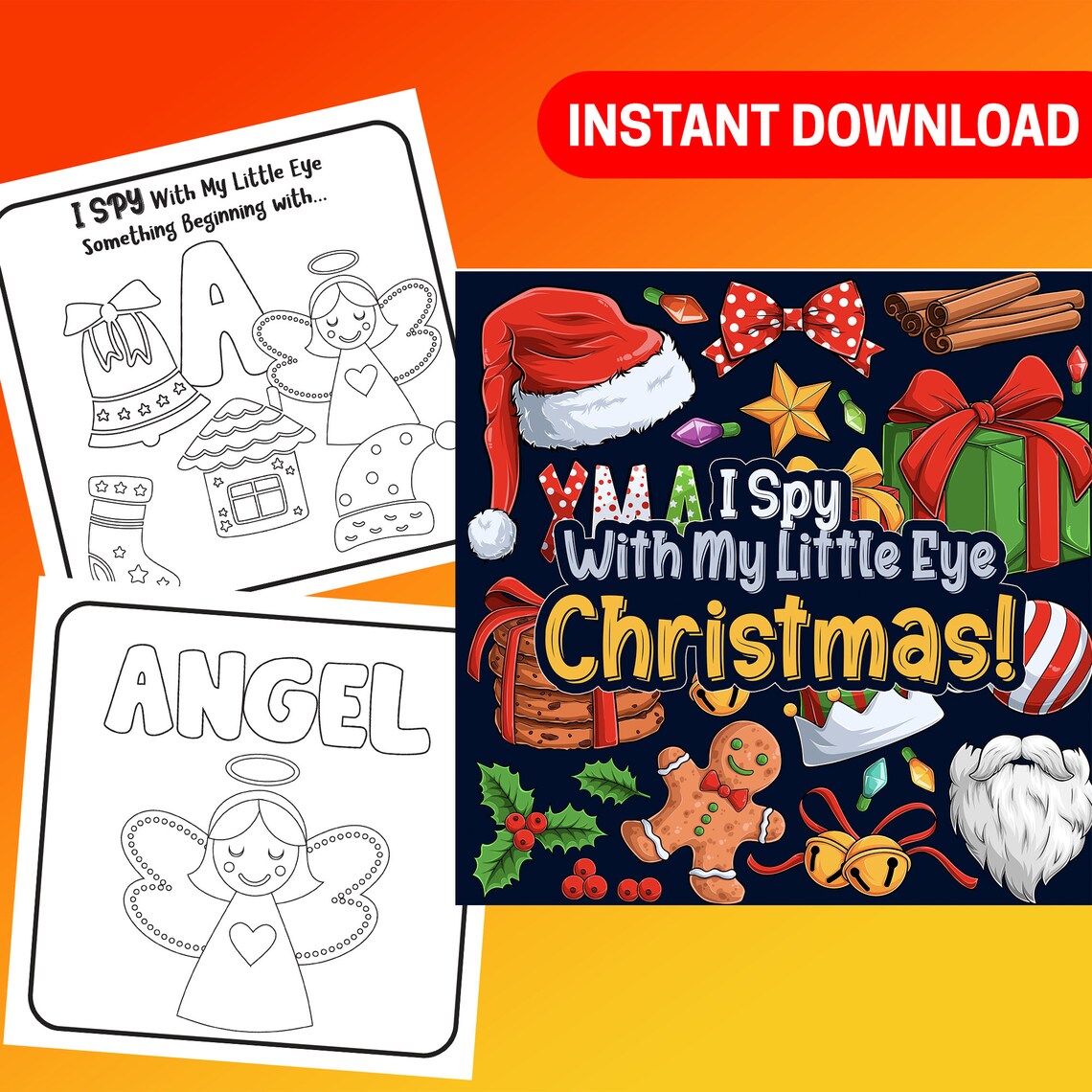 BEST VALUE I Spy With My Little Eye Christmas Instant - Etsy