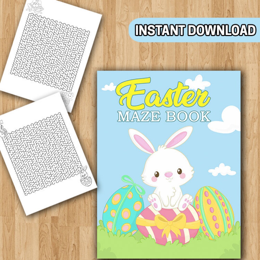 BEST VALUE 30 Easter Maze Coloring Pages for Kids: an Amazing Book for ...