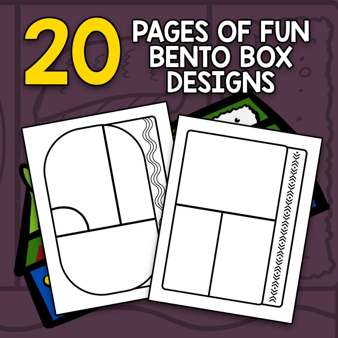 BEST VALUE Create Your Own Bento Box for Kids: Coloring Activity Book ...