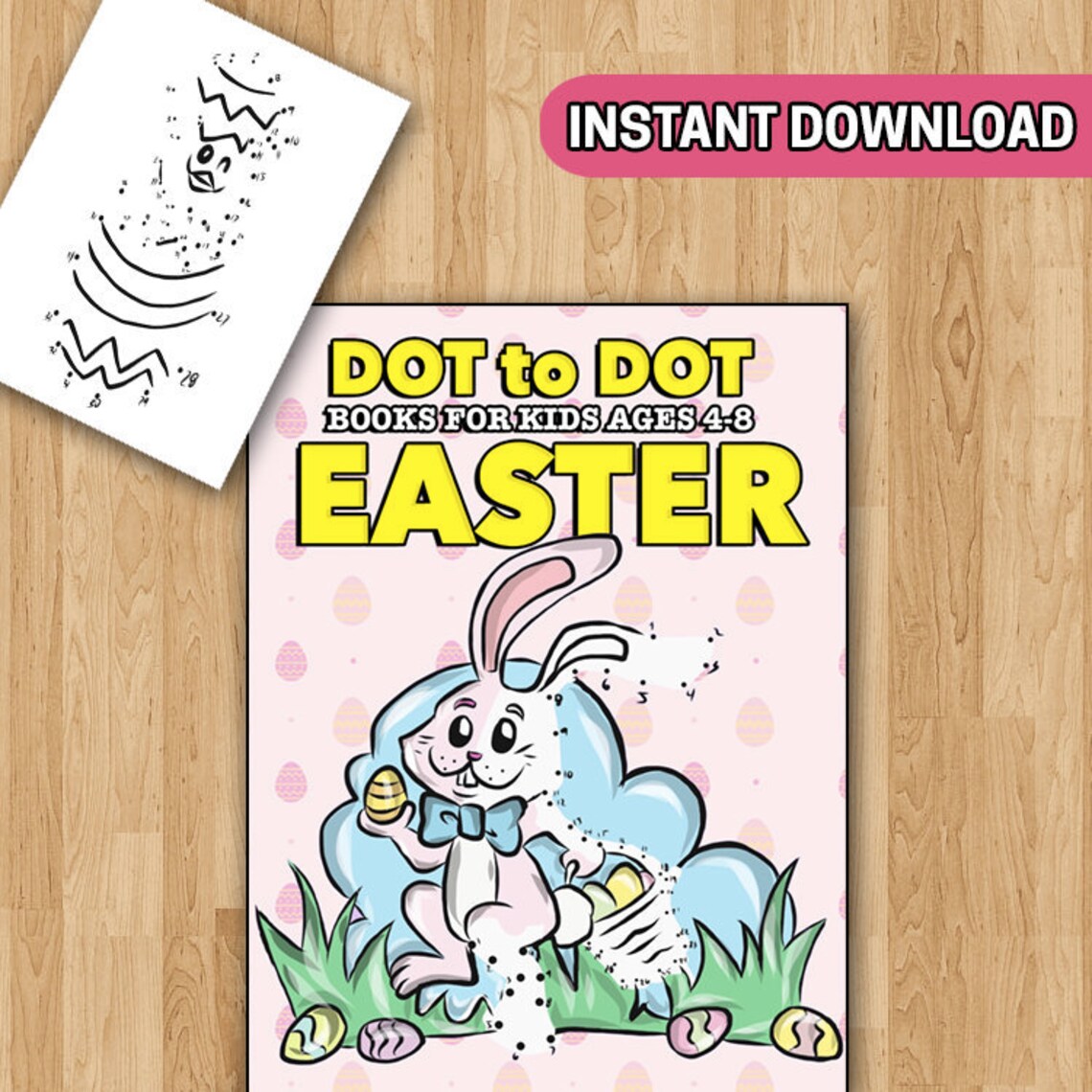 Easter Activity Book Connect the Dots Easter Coloring Book for Kids ...