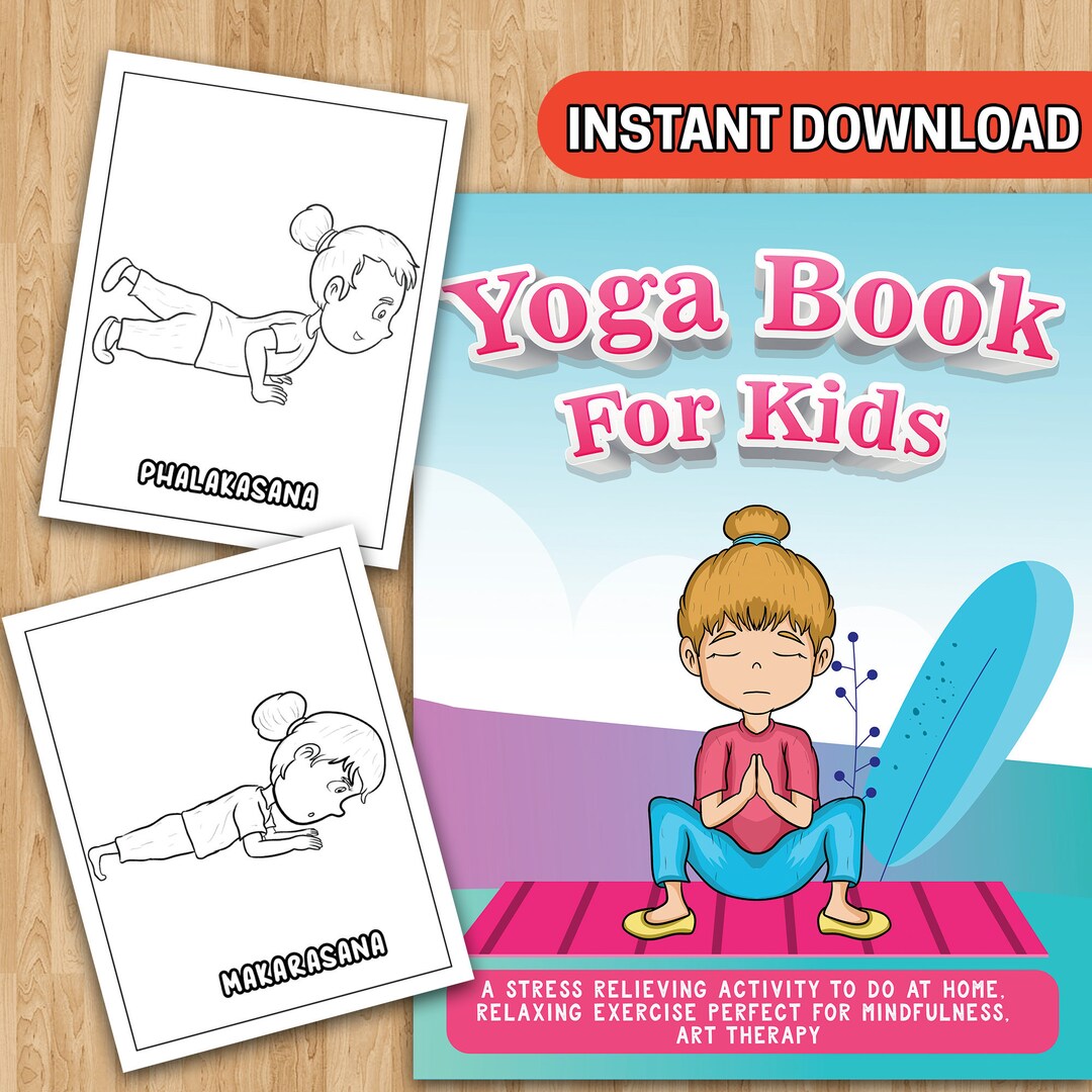 BEST VALUE 30 Yoga Book for Kids - Instant Download Coloring Activity ...