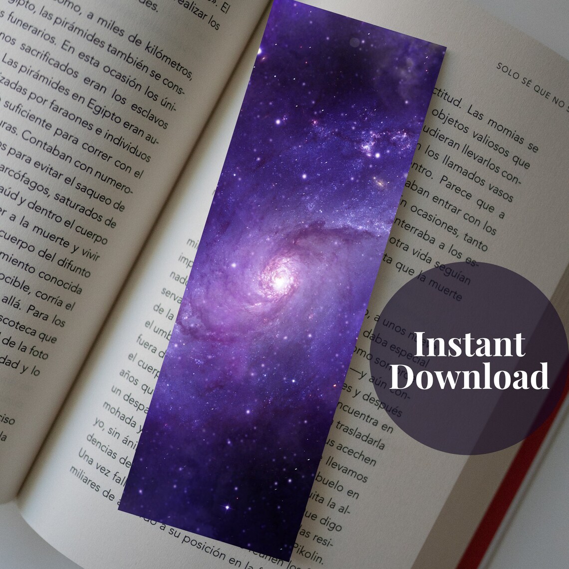 BEST VALUE Printable Bookmarks Set of 3 Galaxy Bookmark Designs Instant ...