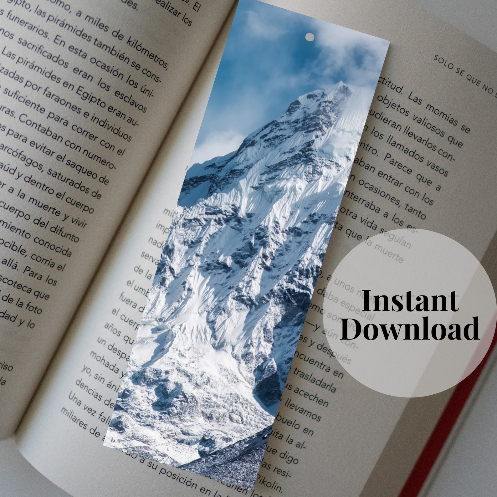 BEST VALUE Printable Bookmarks Set of 3, Mountain Bookmark Designs ...