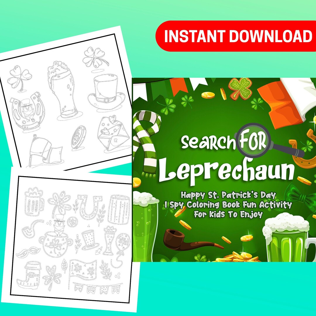 BEST VALUE 25 Search for Leprechaun - Instant Download Happy St ...