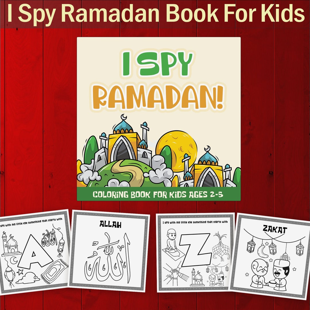 BEST VALUE! I Spy Ramadan! Coloring Book for Kids Ages 2-5 - Instant ...