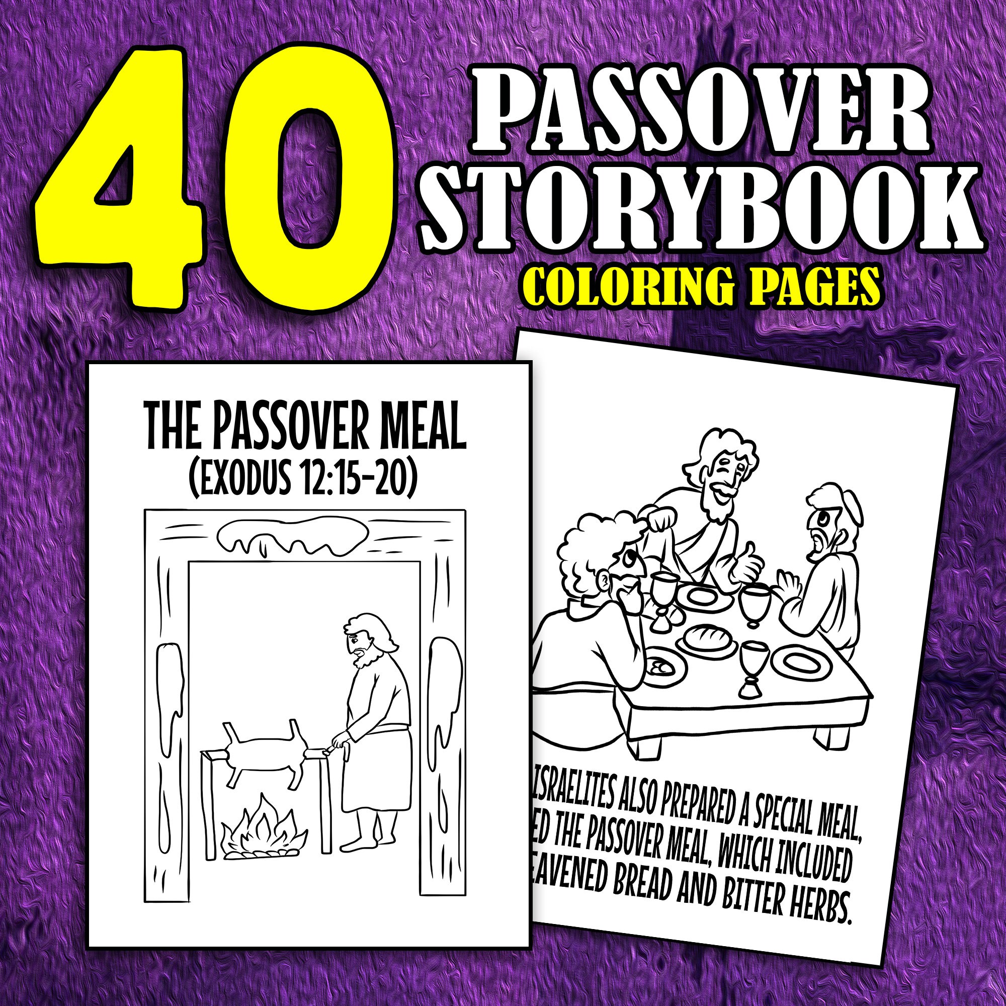 BEST VALUE the Passover Storybook - Instant Download Celebrating a ...