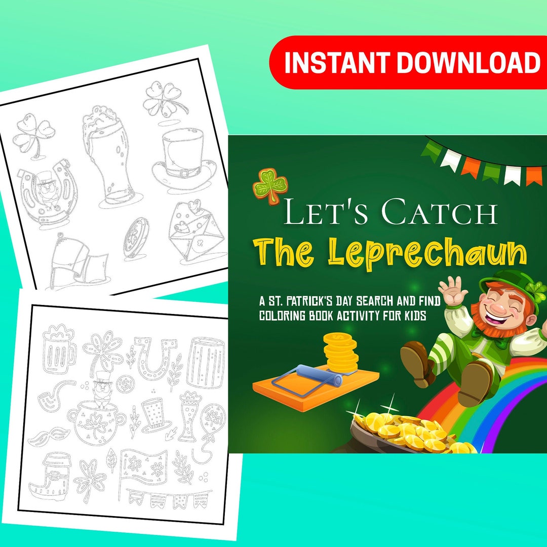 BEST VALUE 25 Let's Catch the Leprechaun - Instant Download St. Patrick ...