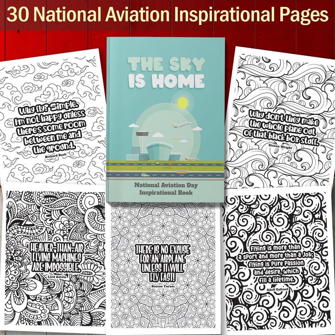 BEST VALUE! the Sky is Home - Instant Download National Aviation Day ...