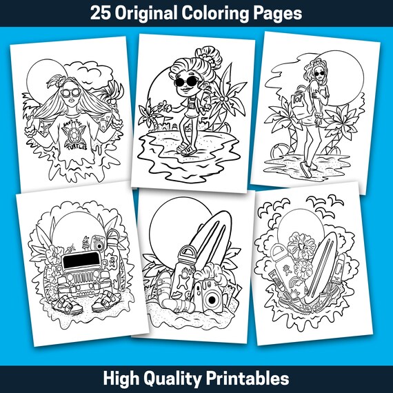 Vsco Girl Coloring Pages Free