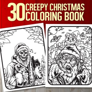 BEST VALUE Freaky Winter Coloring Book - Instant Download Frightful ...
