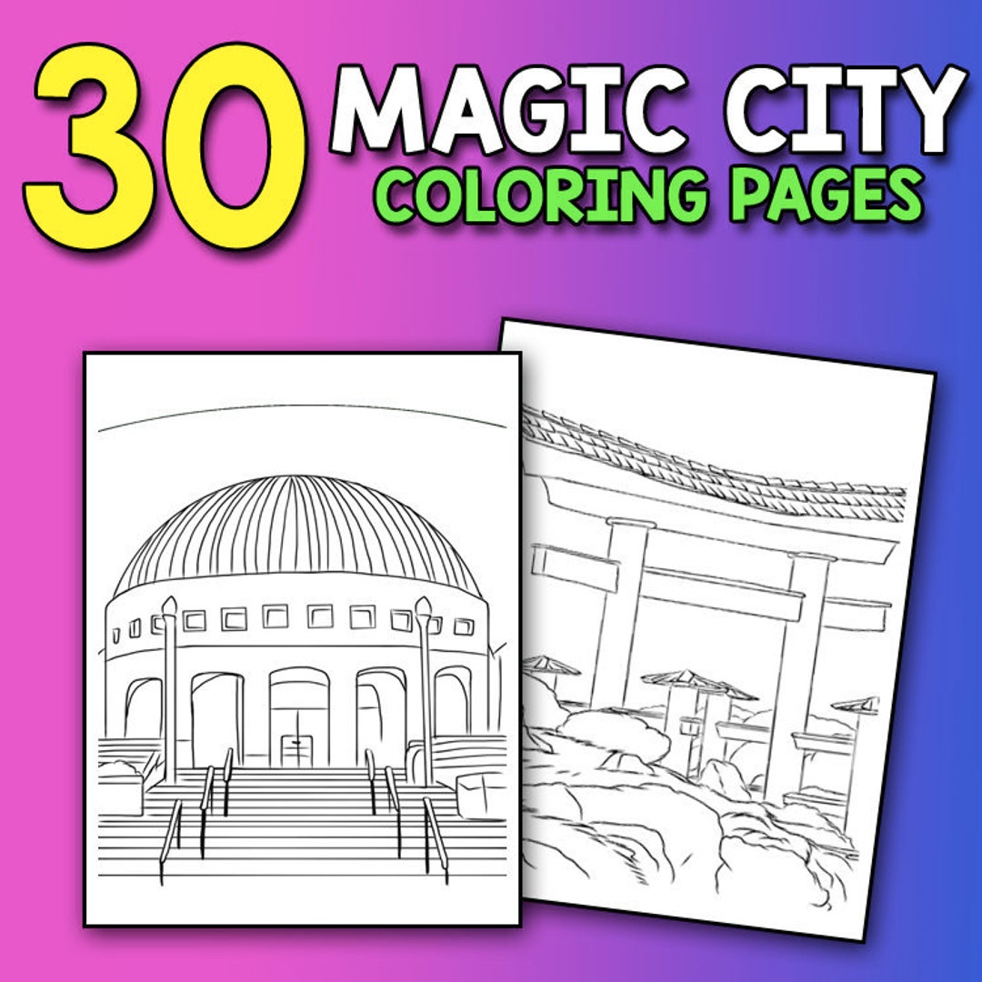 Into the Magic City Coloring Book: Birmingham Alabama Coloring Book for ...