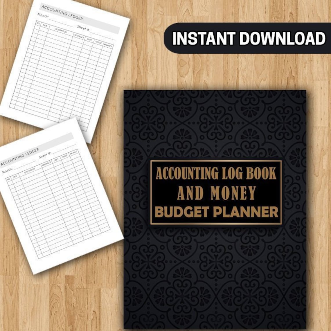 Accounting Log Book and Money Budget Planner - Bills and Cash Book ...