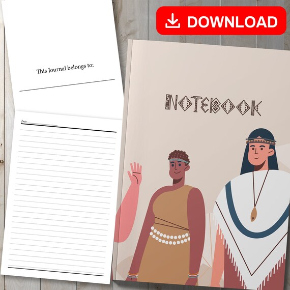 BEST VALUE Native American Notebook Instant Download - Etsy