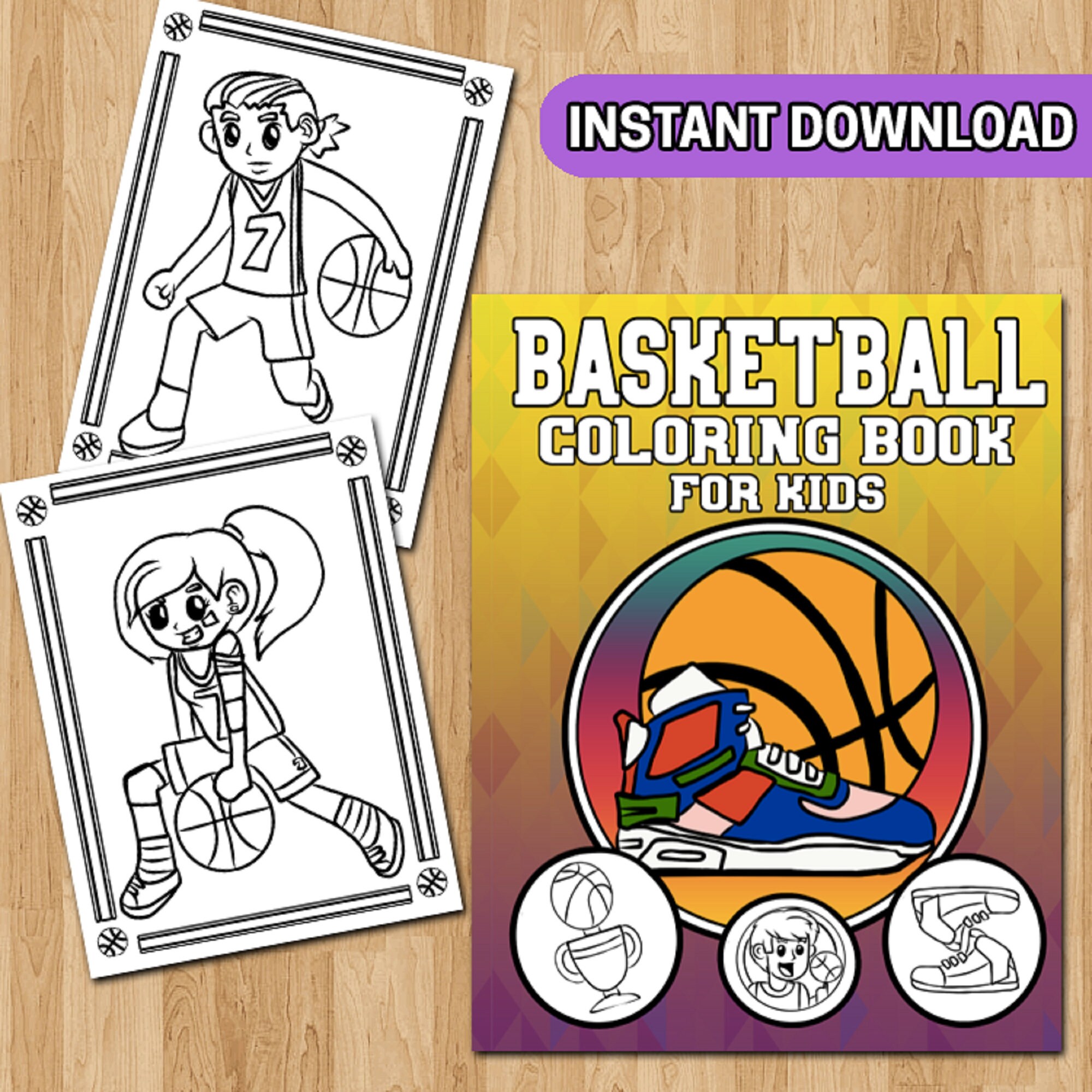 BEST VALUE 30 Basketball Coloring Pages Sports Coloring Page Toddler ...