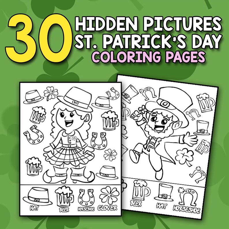 BEST VALUE Find the Hidden Pictures Book for Kids L 30 Hidden Coloring ...
