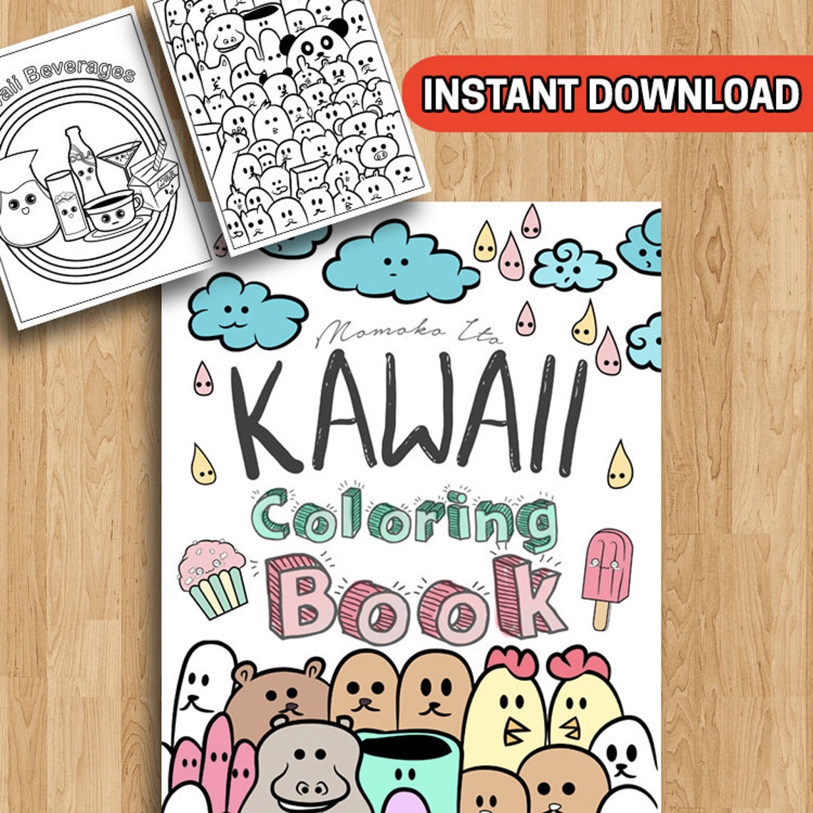 25 Kawaii Coloring Pages Kawaii Coloring Book for Kids, Teens and ...