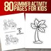 BEST VALUE Hello Summer Vacation Beach Time Activity Book for Kids ...