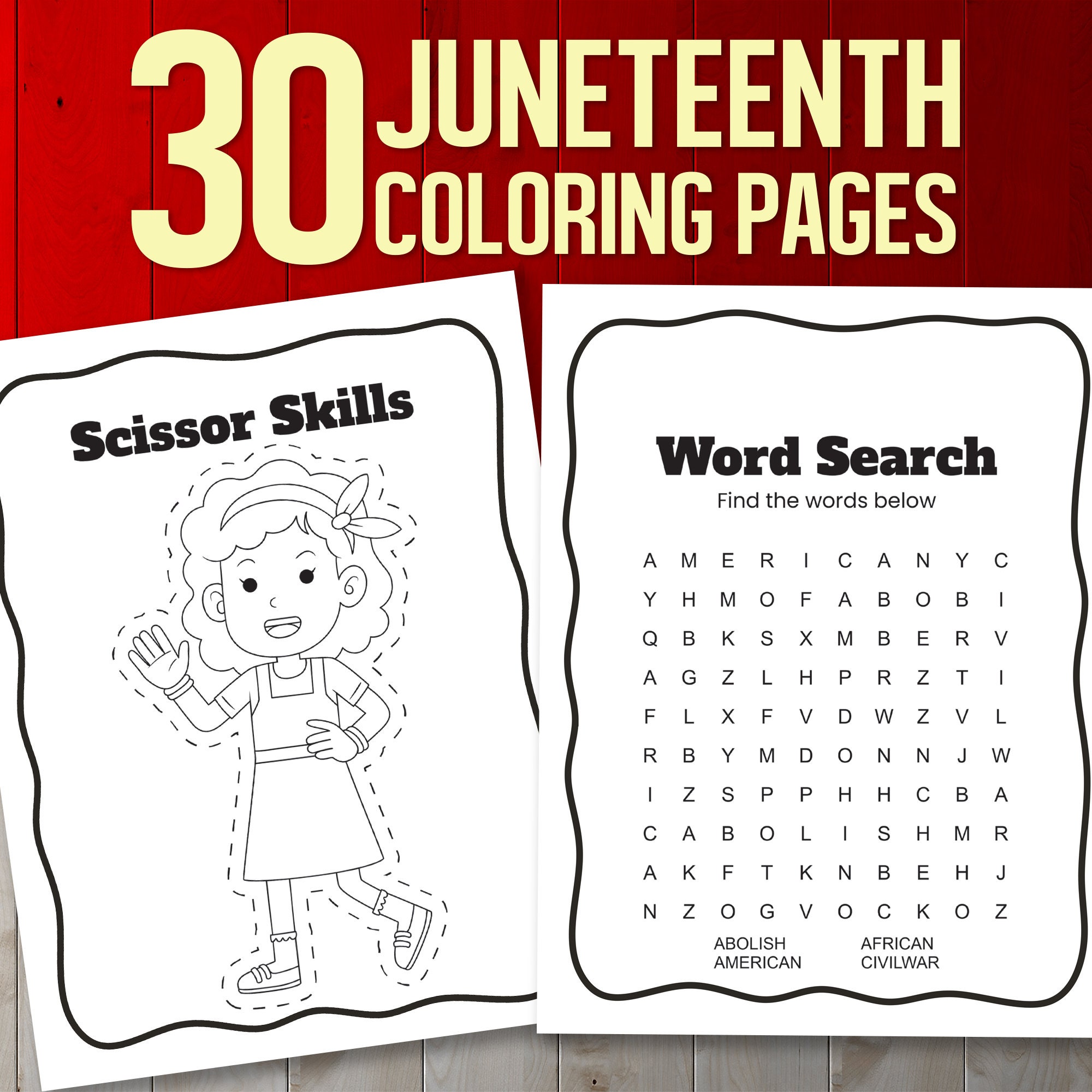 BEST VALUE Freedom Day Activity Book for Kids Instant Download ...