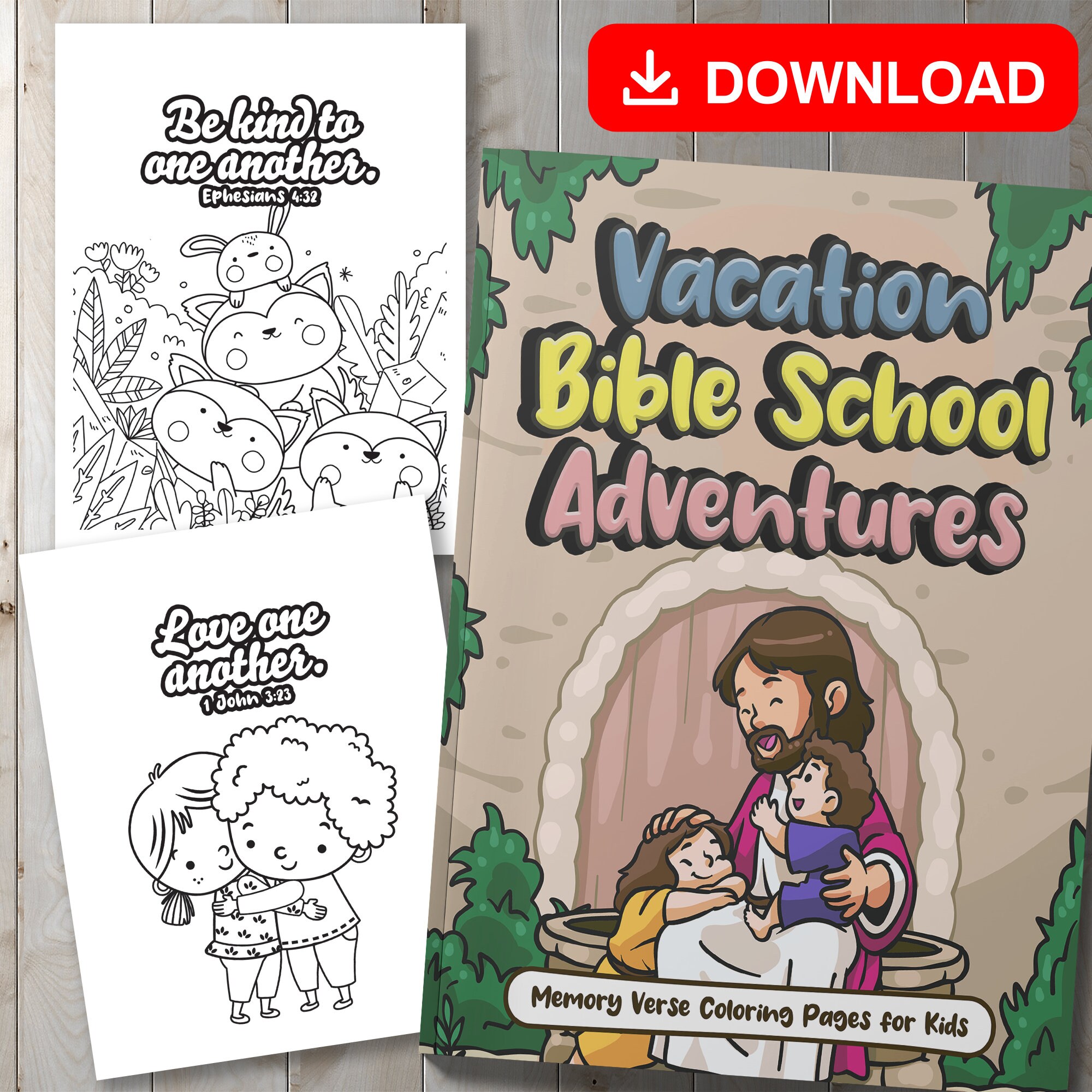 BEST VALUE Vacation Bible School Adventures Instant Download Memory ...