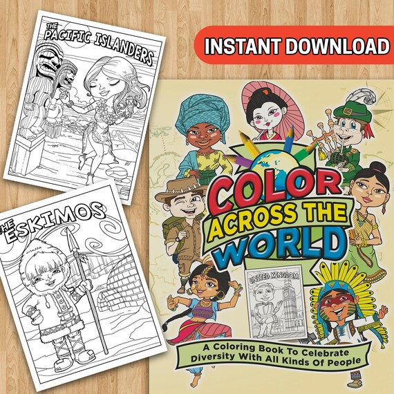BEST VALUE Colors Around the World Coloring Book for Adults - Etsy