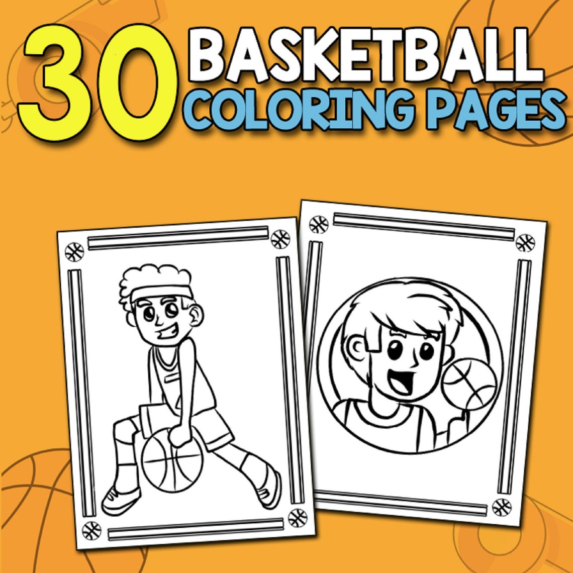 BEST VALUE 30 Basketball Coloring Pages Sports Coloring Page Toddler ...