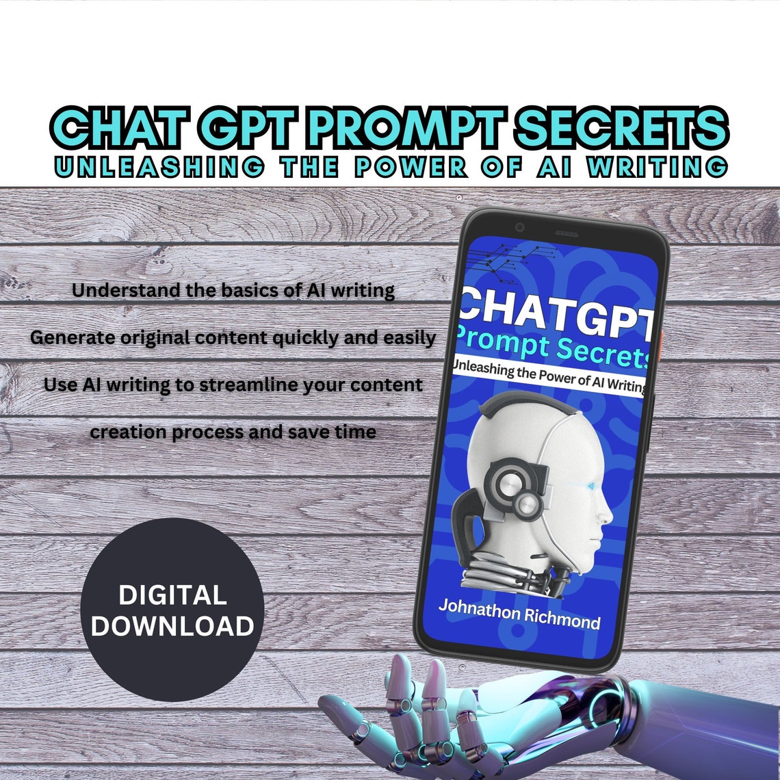 Best Value Chat GPT Prompt Secrets, Unleashing the Power of AI Writing instant Download Unlock ...