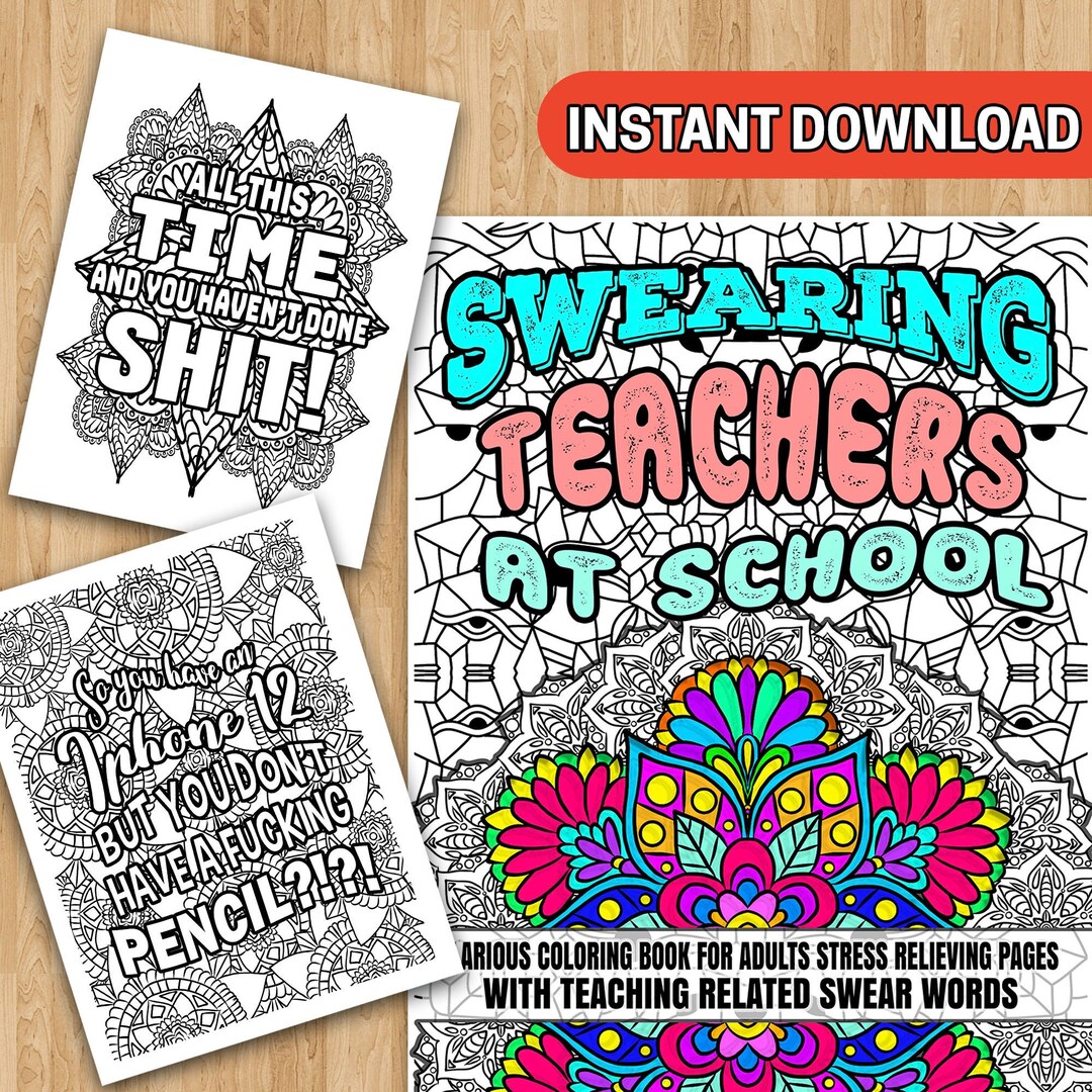 BEST VALUE 30 Swearing Teachers at School Instant Download Hilarious ...