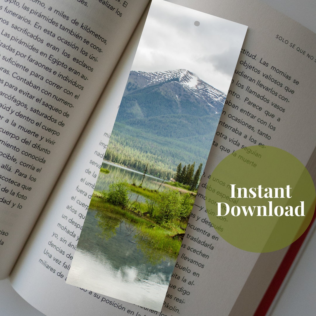 BEST VALUE Printable Bookmarks Set of 3, Botanical Bookmark Designs ...