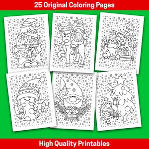 BEST VALUE Happy Gnomes for Christmas! Holiday Coloring Book - Instant ...