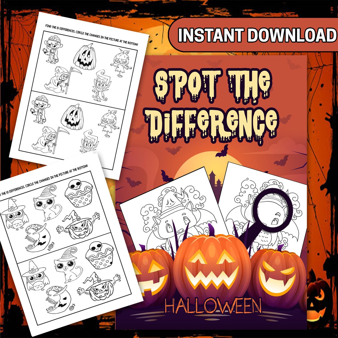 BEST VALUE - 25 Spot the Difference Puzzles - Instant Download ...