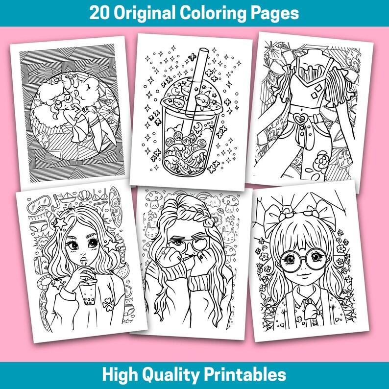 BEST VALUE Soft Girl Era Coloring Book - Instant Download Beautiful ...