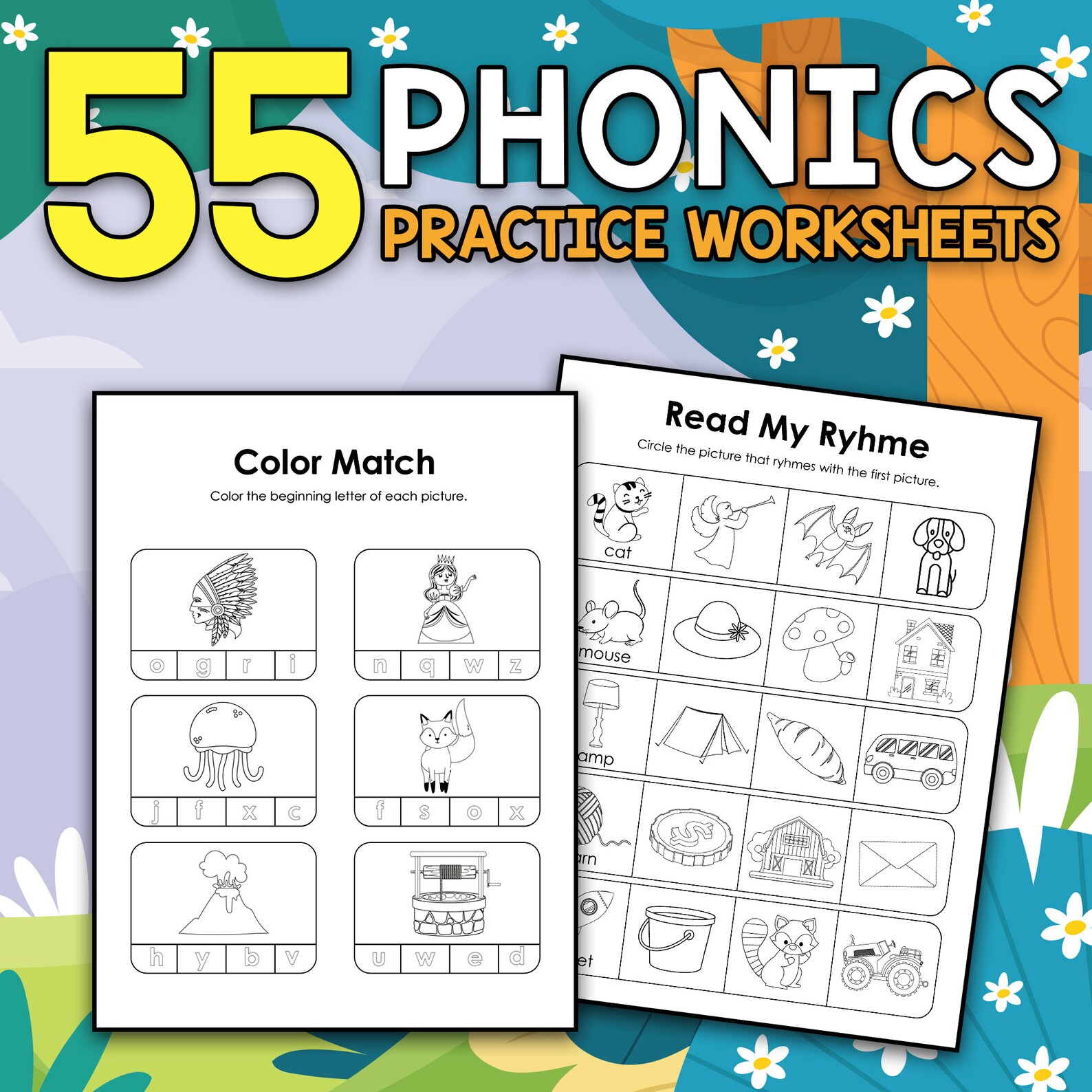 BEST VALUE Phonics Workbook for 2nd Grade - Practice Guide for Ages 7-8 ...
